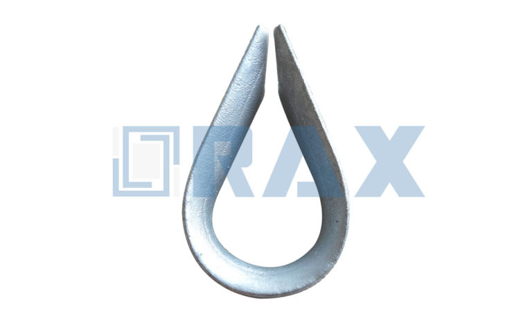 Guy Thimble, Galvanized Thimble Eye for Steel Wire - Rax Industry