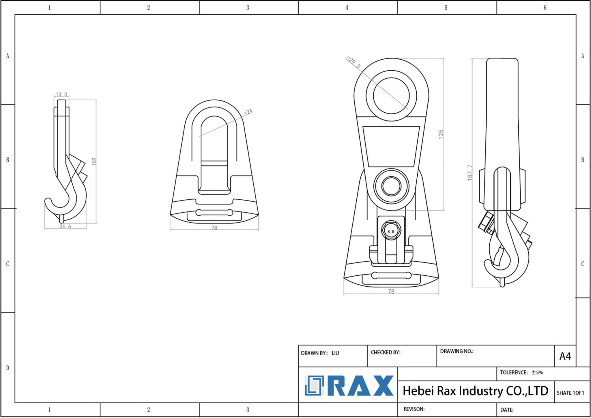 Insulated Suspension Clamp - Rax Industry