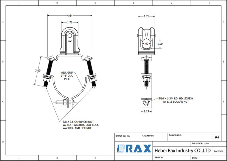 Porcelain Mast Mounted WireHolder Manufacturer - Rax Industry