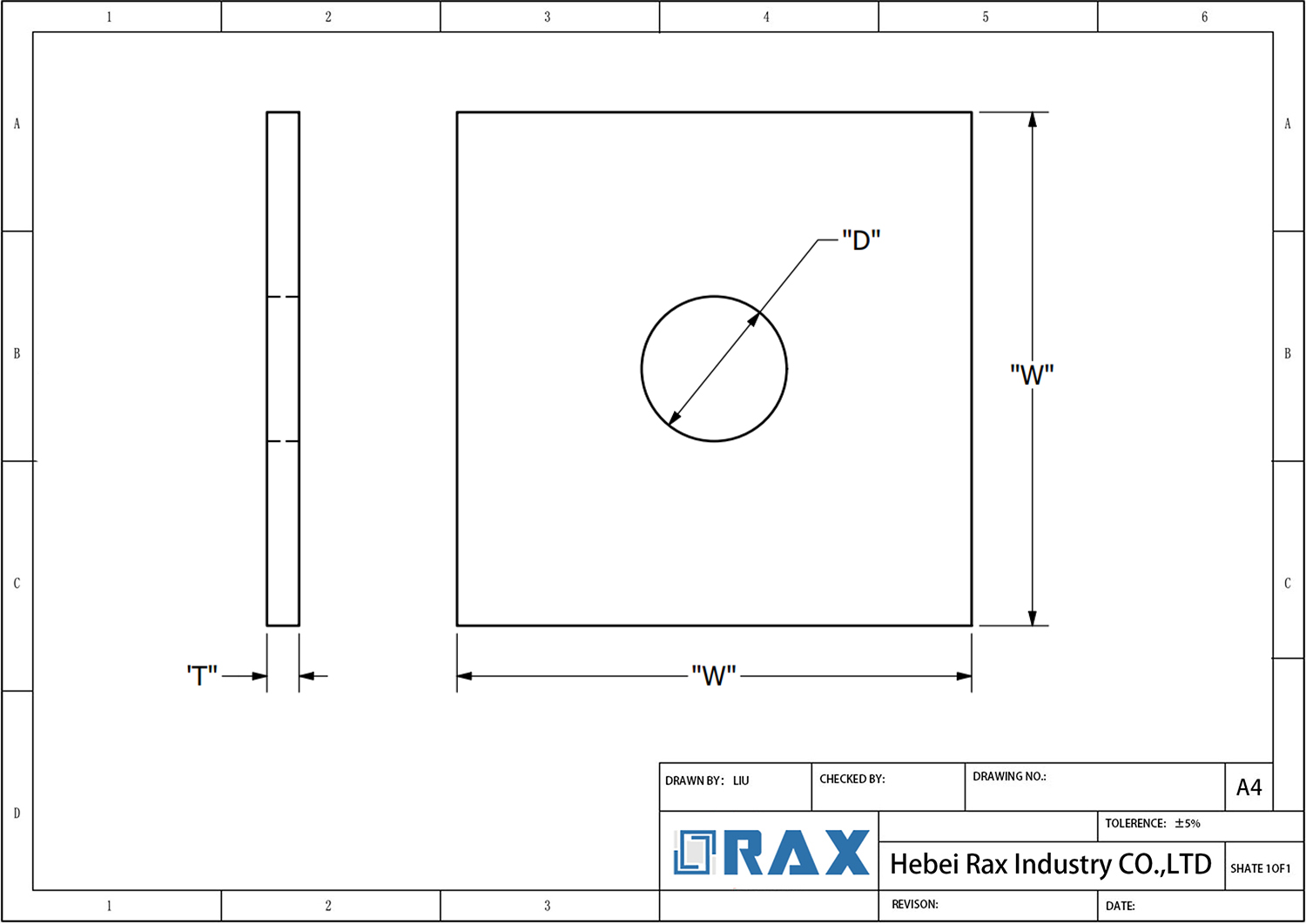 Square Flat Washer Manufacturer - Rax Industry