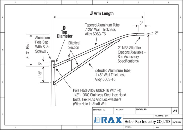Single Truss Arm, Double Truss Arm Manufacturer - Rax Industry